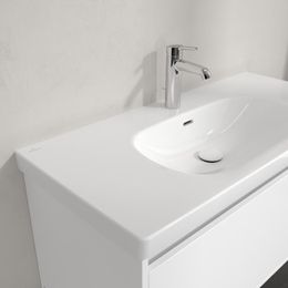 Villeroy & Boch Villeroy und Boch Skyla Waschtisch 5A51A501 100x46cm, f&uuml;r 3-Loch-Armatur, mit &Uuml;berlauf, Wei&szlig; Alpin