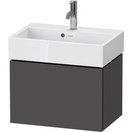Duravit L-Cube Waschtisch-Unterschrank LC611904949 58,4x39,1x39,4cm, 1 Auszug, wandh&auml;ngend, graphit matt