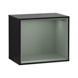 Villeroy & Boch Villeroy und Boch Finion Regalmodul F580GMPH 41,8x35,6x27cm, Regal Olive Matt, Glossy Black Lacquer