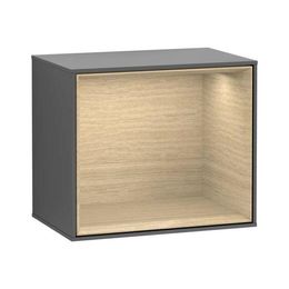 Villeroy & Boch Villeroy und Boch Finion Regalmodul G580PCGK 41,8x35,6x27cm, Emotion, Regal Oak Veneer, Anthracite matt