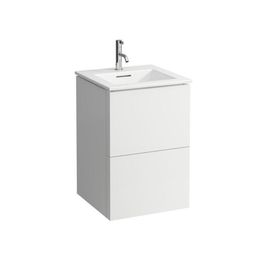 Laufen Kartell Waschtisch mit Unterschrank 50 cm H8603316401041 Waschtisch-Set, 50x50x72,6cm, wei&szlig; matt