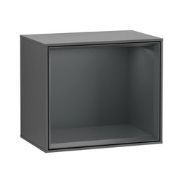 Villeroy & Boch Villeroy und Boch Finion Regalmodul F580HGGK 41,8x35,6x27cm, Regal Midnight Blue, Anthracite matt