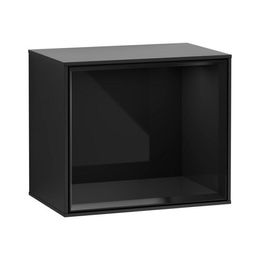 Villeroy & Boch Villeroy und Boch Finion Regalmodul F580PHPD 41,8x35,6x27cm, Regal Glossy Black, Black matt lacquer