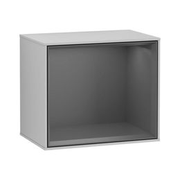 Villeroy & Boch Villeroy und Boch Finion Regalmodul F580GKGJ 41,8x35,6x27cm, Regal Antracite Matt, Light grey matt
