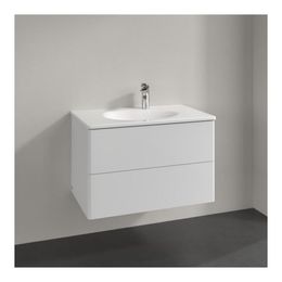 Villeroy & Boch Villeroy und Boch Antao Waschtisch-Unterschrank L04000GF 78,8x50,4x49,6cm, ohne Frontstruktur, glossy white lacquer, Mit Beleuchtung