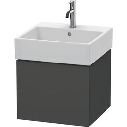 Duravit L-Cube Waschtisch-Unterschrank LC617404949 48,4 x 45,9 cm, graphit matt, 1 Auszug, wandh&auml;ngend