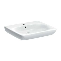 Geberit Renova Comfort Waschtisch 258565000 65x55cm, weiss, mit &Uuml;berlauf, unterfahrbar