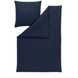 Bettw&auml;sche Estella, blau, Mako-Interlock-Jersey, Obermaterial: 100% Baumwolle, Bettw&auml;sche, "Takoma"