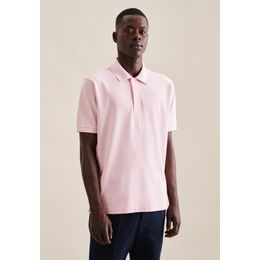 Seidensticker Herren Poloshirtrosa, pink, Gr. M, unifarben, 100% Baumwolle, Shirts, Polo