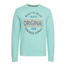 Blend Herren Longpullover "Sweatshirtpullover BHSweatshirt", blau, Gr. XL, Obermaterial: 100% Baumwolle CO., Sweatshirts