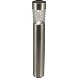Gartenleuchte Luxform, silber, Leuchten, "Solar-Gartenleuchten Tacoma 5 Lumen - 3 St&uuml;ck", Aus Edelstahl & Glas gefertigt