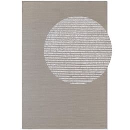Teppich ELLE DECORATION, B:200cm H:9mm L:280cm, grau, Polypropylen, Wohnzimmer, Teppiche, "Dolomite", Wohnzimmer, Schlafzimmer, L&auml;ufer, Hoch-Tief