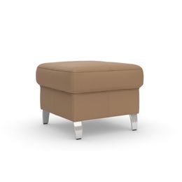 Sit & More Hocker SIT & MORE, B:58cm H:48cm T:58cm, braun, Luxus-Microfaser ALTARA NUBUCK (100% Polyester);Struktur (100% Polyester);Flachgewebe (90% Polyester;