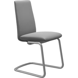 Polsterstuhl stressless, B:53cm H:92cm T:59cm, grau, Leder BATICK: BATICK ist ein leicht korrigiertes, durchgefärbtes und genarbtes Möbelleder, bei