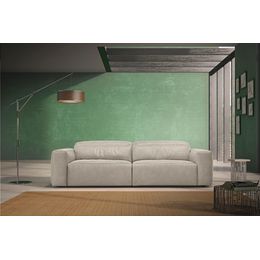 2,5-Sitzer Egoitaliano, B:242cm H:95cm T:109cm, grau, Luxus-Micofaser Lederoptik (100% Polyester) ist ein neues technisches Gewebe mit einem