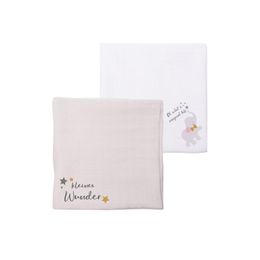 Liliput Baby Spucktuch "kleines Wunder", bunt, 70% Bambus-Viskose, 30% Baumwolle, Schnuffelt&uuml;cher, aus besonders weichem Material