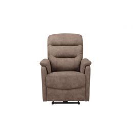 Relaxsessel Home Affaire, B:82cm H:102cm T:98cm, grau, 100% Polyester, Wohnzimmer, Sessel, "Coullon, TV-Sessel mit Schlaffunktion", Relaxfunktion mit