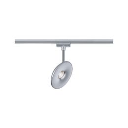 Paulmann Schienensystem-Leuchten "URail Schienenspot Sphere Einzelspot 600lm 7,4W 4000K 230V Chrom matt", B:11,98cm H:18,3cm T:3,2cm, grau,