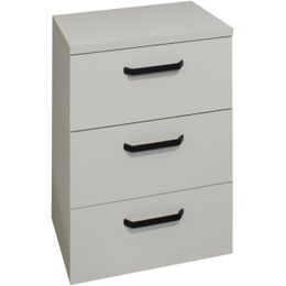 M&auml;usbacher Mehrzweckschrank M&Auml;USBACHER, B:50cm H:73cm T:35cm, grau, Holzwerkstoff, K&uuml;che, Schr&auml;nke