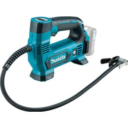 Makita Akku-Handkompressor "12V/14,4V MP100DZ", B:7,4cm H:17,3cm L:25,5cm, blau, Kompressoren, zum schnellen und einfachen Bef&uuml;llen von Reifen,