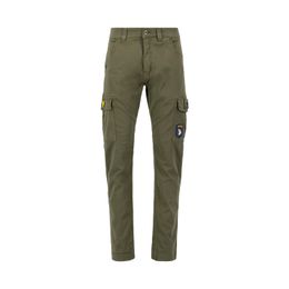 Herren Cargohose "Petrol Patch Pant", gr&uuml;n, Gr. 32, Alpha Industries, Obermaterial: 98% Baumwolle, 2% Elastan; Futter: 100% Baumwolle, Hosen