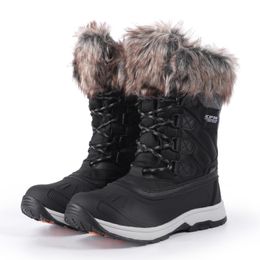 Icepeak Damen Snowboots "ANSINA MS", Gr. 42, schwarz, Synthetik, Textil, Schuhe, Winterschuhe, Winterboots, Winterstiefel, wasserdicht, gef&uuml;ttert