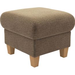 Polsterhocker OTTO HOME, B:58cm H:48cm T:58cm, braun, 100% Polyester, Hocker, "Glendale", mit Stauraum