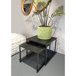 Couchtisch GUTMANN FACTORY, B:44cm H:40cm T:44cm, schwarz, Wohnzimmer, Tische