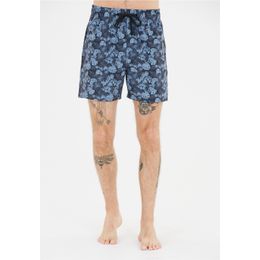 CRUZ Herren Badeshorts "Toby", blau, Gr. XL, bedruckt, mehrfarbig, Elasthan, Polyester, Badehosen, im lässigen Print-Design
