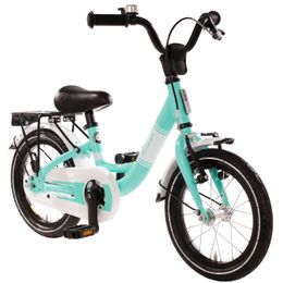 Bachtenkirch Kinderfahrrad "14" Baxi - aqua", 21cm, 14 Zoll (35,56cm), blau, Fahrr&auml;der, Alu Kinderfahrrad mit Vollausstattung, erh&auml;ltlich in 14/16/18