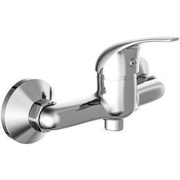 Schütte Duscharmatur SCHÜTTE, B:16cm H:10cm T:12cm, grau, Messing, Armaturen, "Athos Plus", Wasserhahn Bad, Mischbatterie Dusche in Chrom