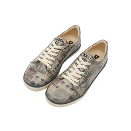 DOGO Damen Sneaker "Classic Schn&uuml;rsneaker Frame Of Mind Damen Sneaker", Gr. 38, bunt, Lederimitat, Schuhe, Handgefertigt