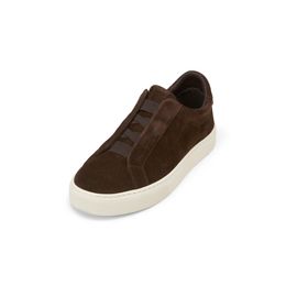 Marc O'Polo MARC O'POLO Herren Sneaker "aus Veloursleder", Gr. 44, braun, Obermaterial: 100% Leder (Rind), unifarben, Schuhe