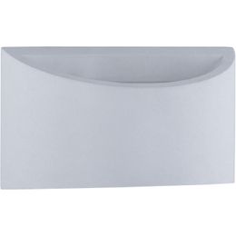 Paco Home Wandleuchte "MARIE", 1, H: 12cm, grau, Wohnzimmer, Leuchten, LED Innen Wandlampe Flur Lampe Indirektes Licht Up Down Effekt G9