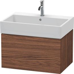 Duravit L-Cube Waschtisch-Unterschrank LC617602121 68,4 x 45,9 cm, nussbaum dunkel, 1 Auszug, wandh&auml;ngend