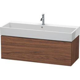 Duravit L-Cube Waschtisch-Unterschrank LC617902121 118,4x 45,9 cm, nussbaum dunkel, 1 Auszug, wandh&auml;ngend