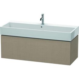 Duravit L-Cube Waschtisch-Unterschrank LC617907575 118,4x 45,9 cm, leinen, 1 Auszug, wandh&auml;ngend