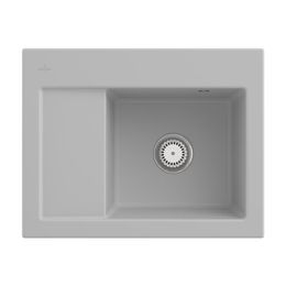 Villeroy & Boch Villeroy und Boch Subway 45 Compact Einbausp&uuml;le 331300SM Einbausp&uuml;le rechts, 650 x 510 mm, steam CeramicPlus
