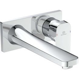 Ideal Standard Tonic II Waschtischarmatur A6335AA Wandarmatur, Ausladung 225 mm, verchromt