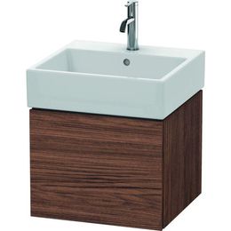 Duravit L-Cube Waschtisch-Unterschrank LC617402121 48,4 x 45,9 cm, nussbaum dunkel, 1 Auszug, wandh&auml;ngend