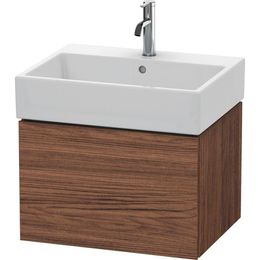 Duravit L-Cube Waschtisch-Unterschrank LC617502121 58,4x 45,9 cm, nussbaum dunkel, 1 Auszug, wandh&auml;ngend