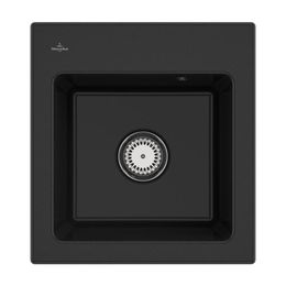 Villeroy & Boch Villeroy und Boch Subway 45 XS Einbausp&uuml;le 678100J0 Sp&uuml;lbecken, 475 x 510 mm, chromite CeramicPlus