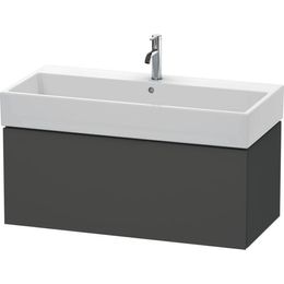 Duravit L-Cube Waschtisch-Unterschrank LC617804949 98,4x 45,9 cm, graphit matt, 1 Auszug, wandh&auml;ngend
