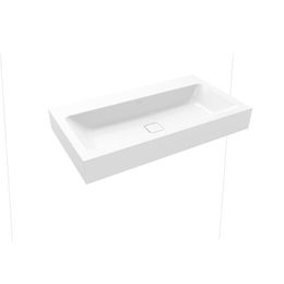 Kaldewei Cono Wandwaschtisch 902606003001 3090, 90x50x12cm, weiss Perl-Effekt, ohne Hahnloch