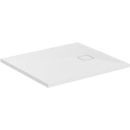 Ideal Standard Ultra Flat Evo Brausewanne T5441FO 1000 x 900 x 35 mm, seidenwei&szlig;, rechteckig, Ablauf an kurzer Seite