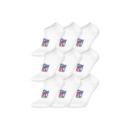 NFL Damen Sneakersocken "Socken NFL SHIELD 9Pack Sneaker Socks 9er Pack", Gr. 43, weiß, Obermaterial: 69% Baumwolle CO. 30% Polyester PES. 1%
