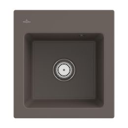 Villeroy & Boch Villeroy und Boch Subway 45 XS Einbausp&uuml;le 678100TR Sp&uuml;lbecken, 475 x 510 mm, timber CeramicPlus