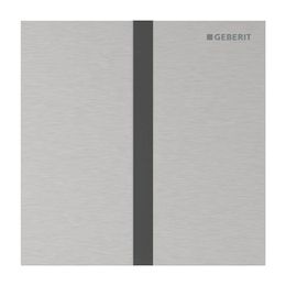 Geberit Typ 40 Urinal-Steuerung 116227FW1 elektronisch, Square, geb&uuml;rstet, easy-to-clean-beschichtet