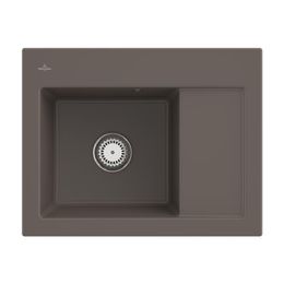 Villeroy & Boch Villeroy und Boch Subway 45 Compact Einbausp&uuml;le 331200TR Einbausp&uuml;le links, 650x220x510mm, timber CeramicPlus