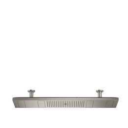 Hansgrohe Axor ShowerHeaven Kopfbrause 1200 4jet Axor 12427800 Edelstahl, mit Lichtm. 3500 K